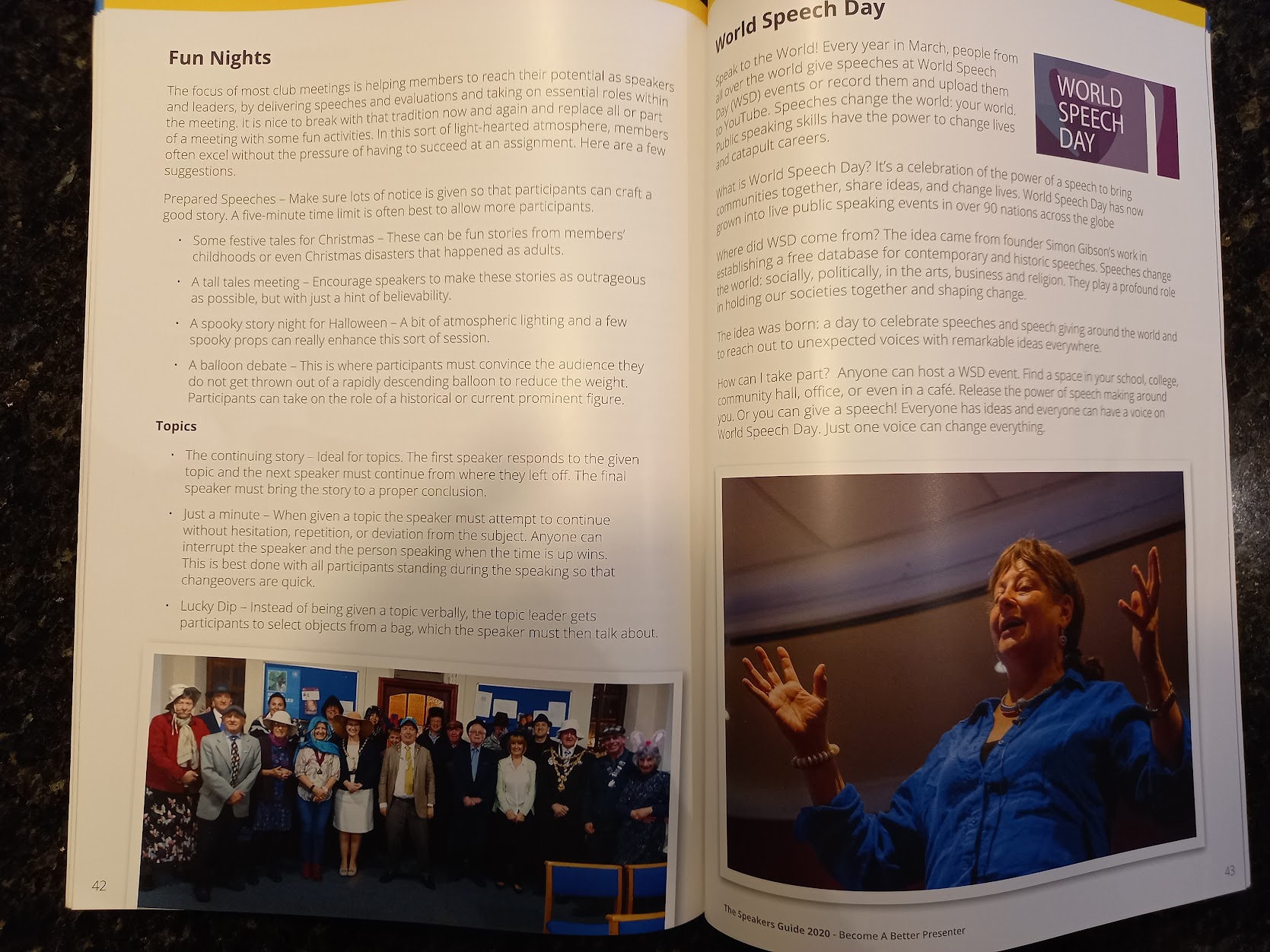 The Speakers Guide Wetherby Speakers Club